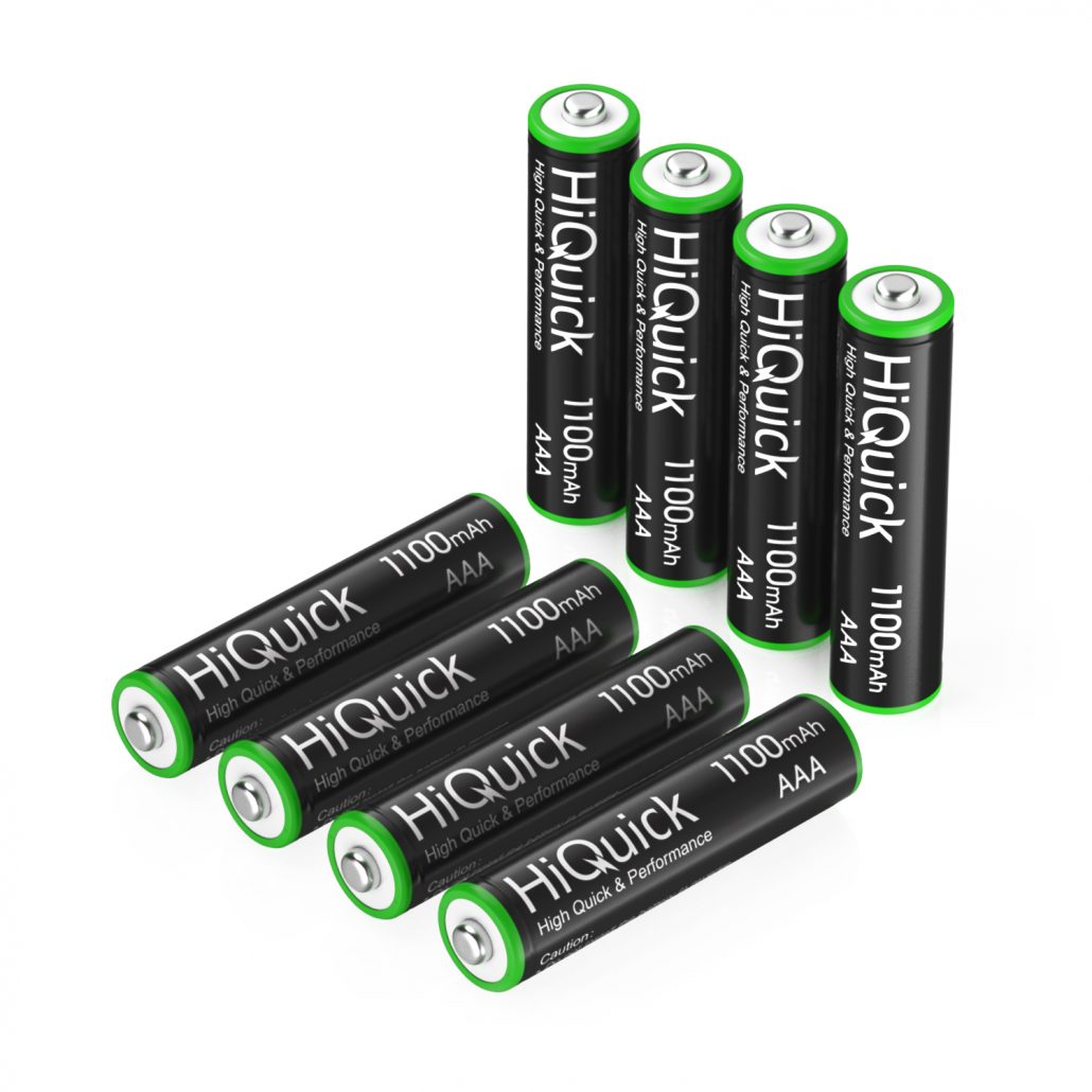 HiQuick AAA Rechargeable Batteries AAA Batteries 1100mAh High Capacity ...